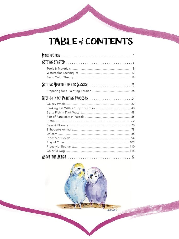 *Limited Edition* Signed Colorways: Watercolor Animals – Shaunna Russell