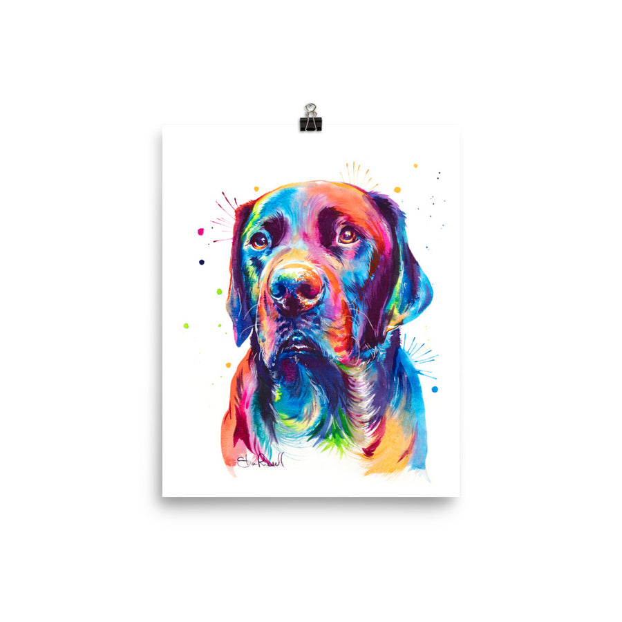 Black Lab - Watercolor Print – Shaunna Russell